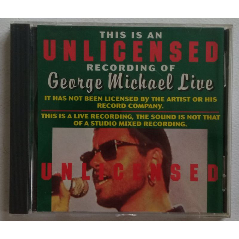 ซีดีเพลง GEORGE MICHAEL Unlicensed (Live/Concert) *RARE* CD Music ...