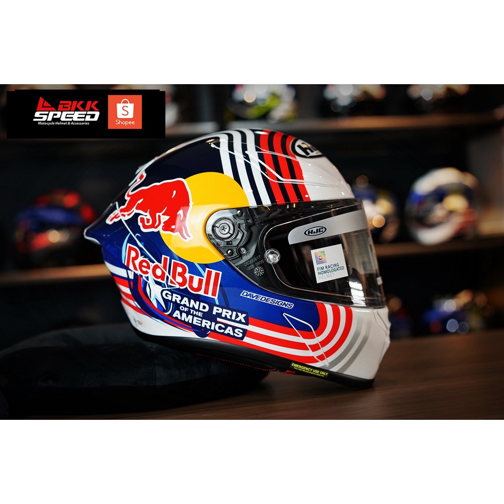 HJC RPHA1 RedBull Austin GP MC21 รุ่นใหม่ล่าสุด รองรับมาตรฐาน FIM ...