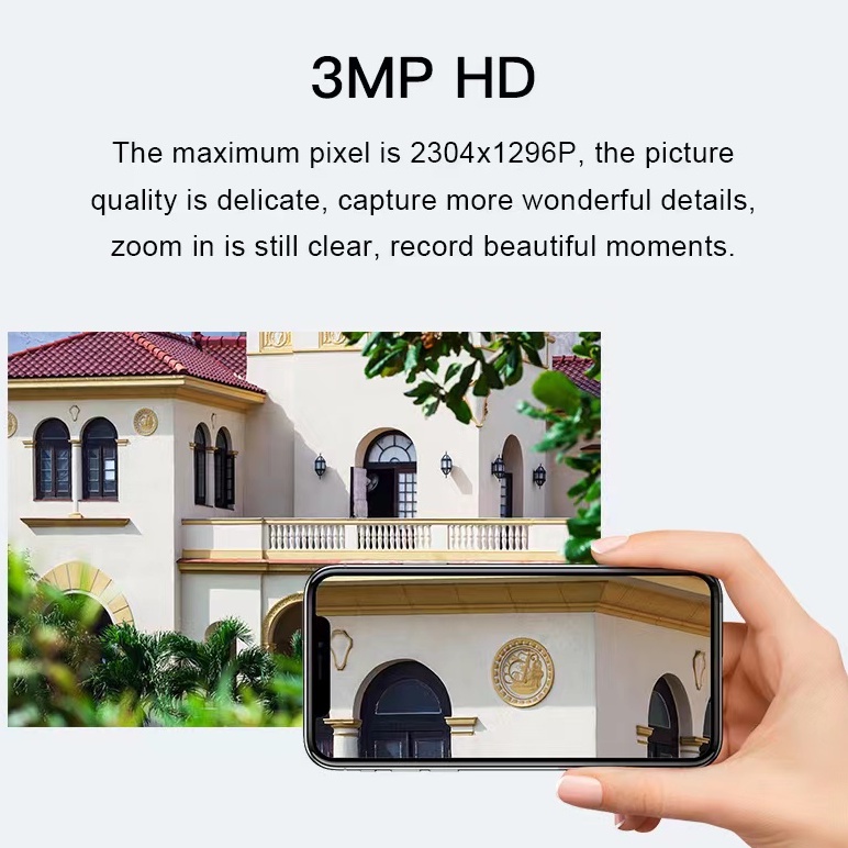 Vstarcam CS58（รุ่นใหม่ ปี2022）ความละเอียด 3MP กล้องวงจรปิดไร้สาย Outdoor IP Camera กล้องนอกบ้าน ...