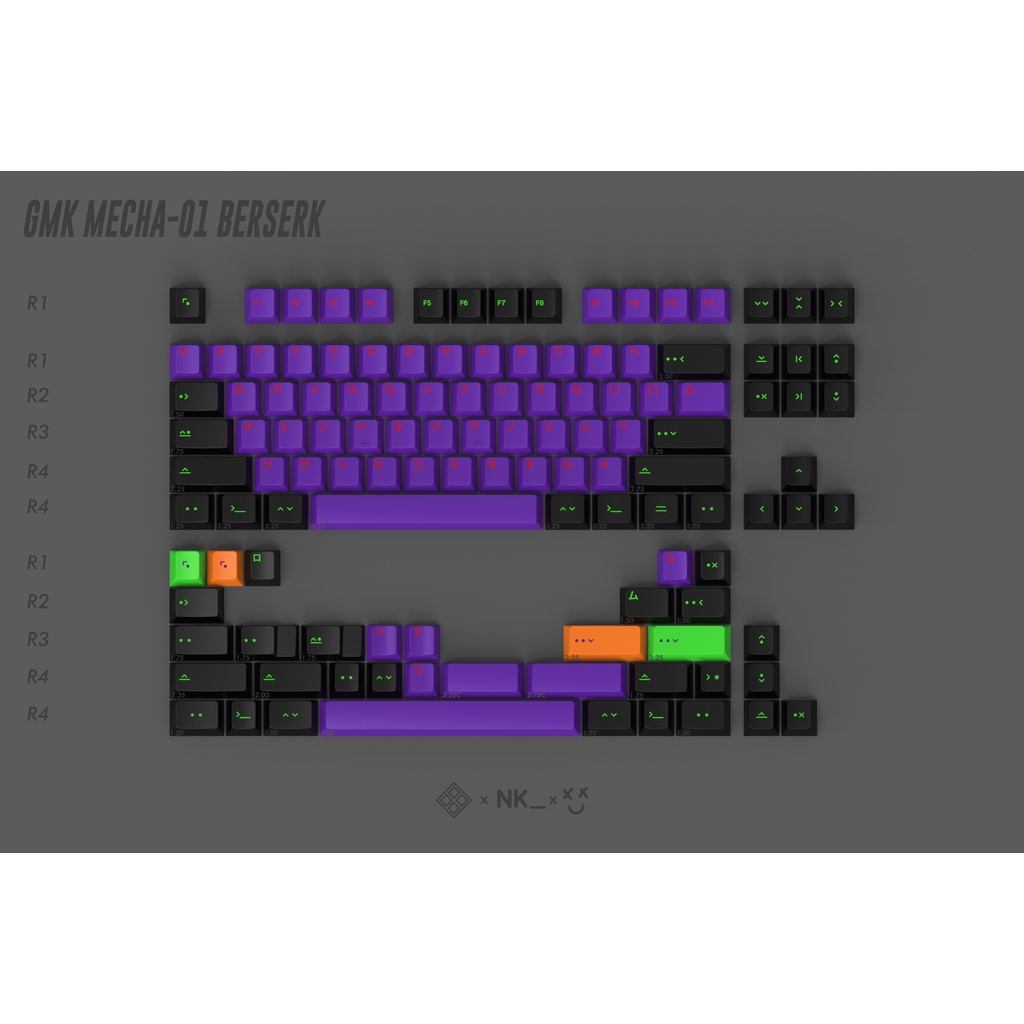 คีย์แคป GMK Mecha-01 - Berserk Base | Shopee Thailand