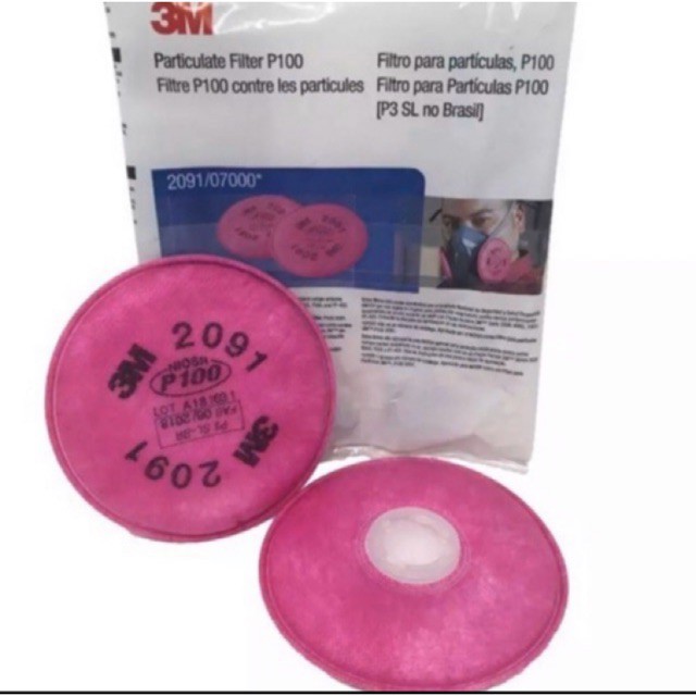 3M 2091 P100 Filter, New | Shopee Thailand