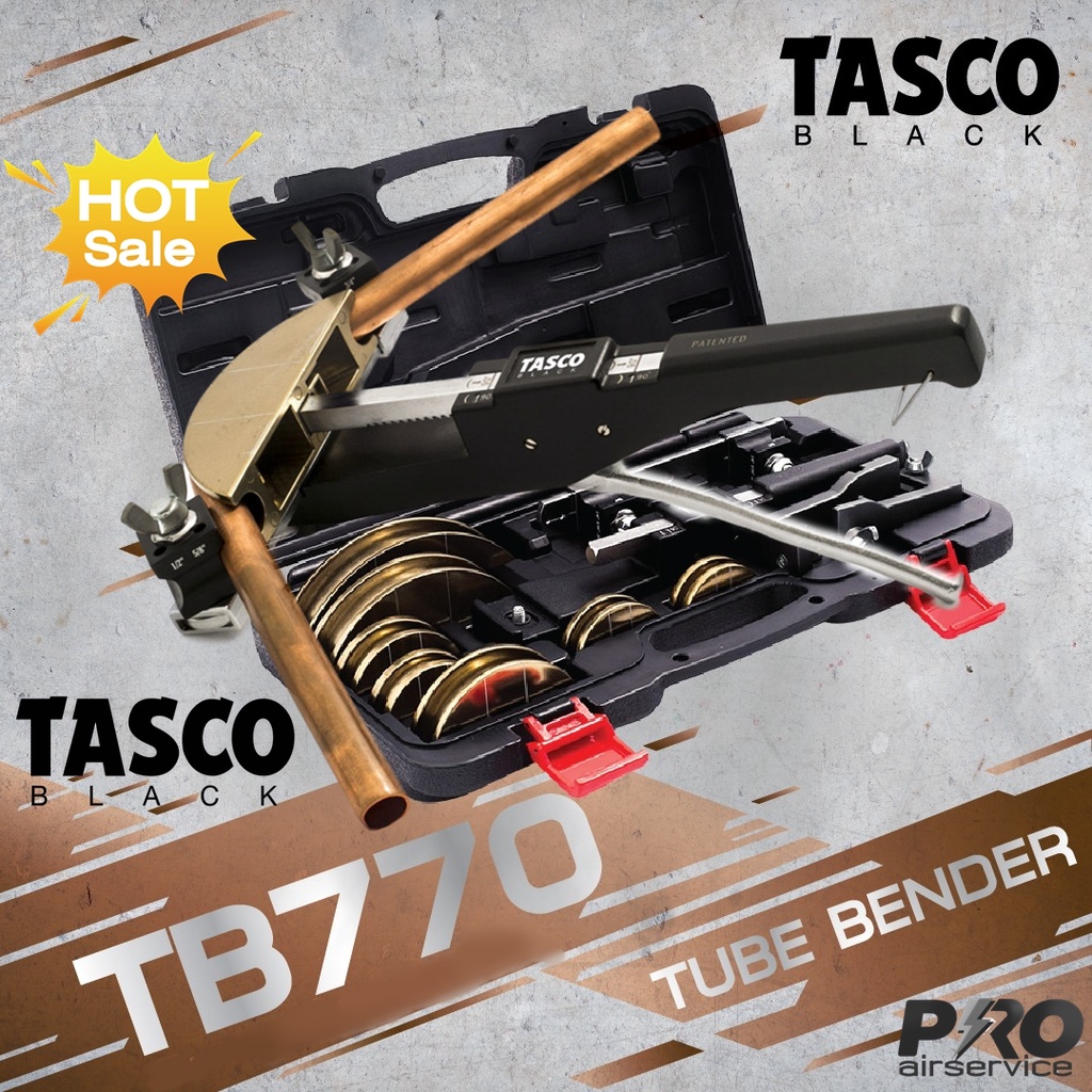 ชุดดัดท่อทองแดง เครืองดัดท่อทองแดง TASCO รุ่น TB770 ไซต์ 1/4” ,5/16”,3/8” ,1/2”,5/8”,3/4″,7/8 ...
