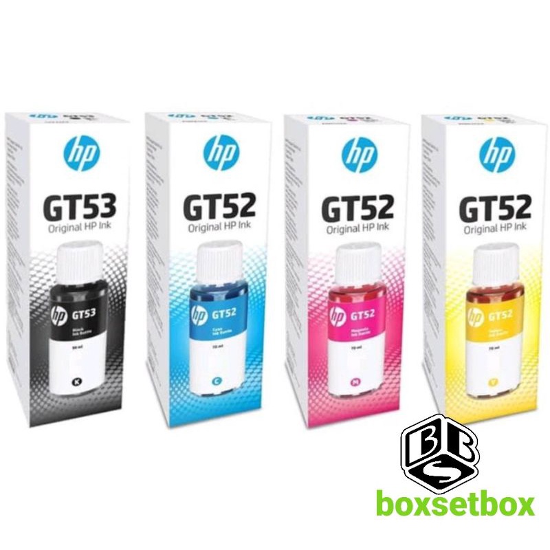 หมึกเติม HP GT53BK GT52 C M Y ของแท้ออกใบกำกับภาษีได้ | Shopee Thailand