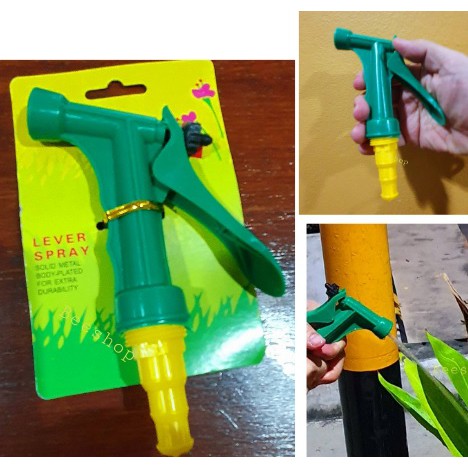 หัวฉีดน้ำ/หัวฝักบัว ขนาด6นิ้ว Water Lever Spray แบบมีก้านฉีด ไม่จำเป็น ...