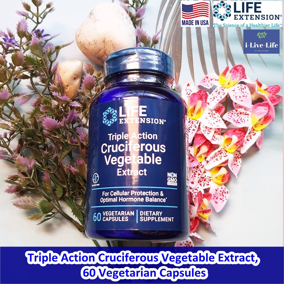 Life Extension - Triple Action Cruciferous Vegetable Extract 60 ...