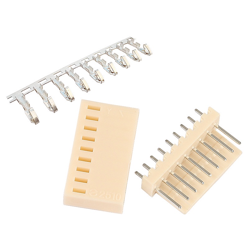 10 Set KF2510 Kits Connector2.54mm Pitch 2/3/4/5/6/7/8/9/10/11/12P Straigh Pin Header+Housing ...
