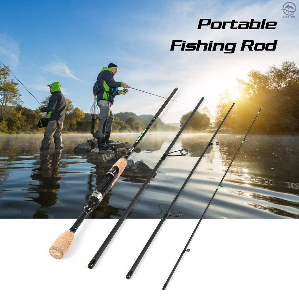 Pathfinder แบบพกพา Travel Spinning Fishing Rod คาร ์ บอนไฟเบอร ์ น ้ ํา ...