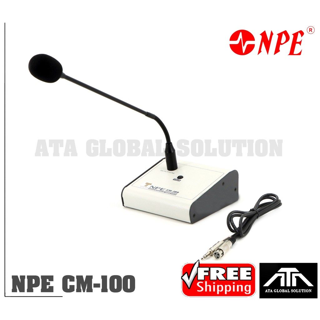 ++จัดส่งฟรี++ NPE CM 100 ไมโครโฟนตั้งโต๊ะ ไมค์ประชุมตั้งโต๊ะ คออ่อน เสียงชัด รับประกัน 1 ปี ...