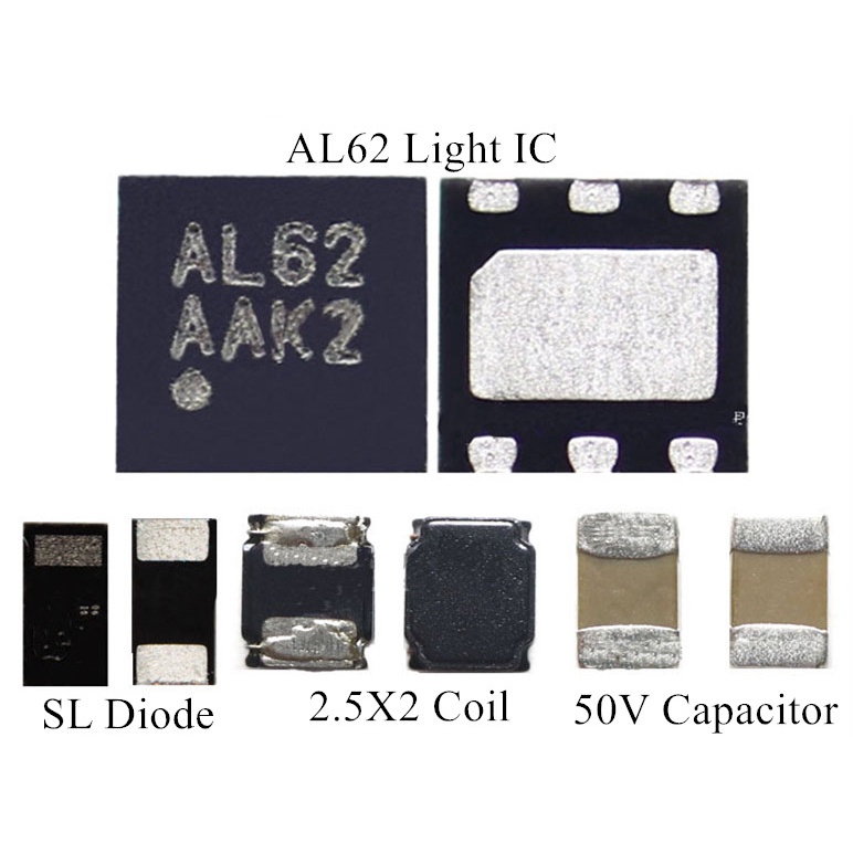 ชุดไฟโทรศัพท์ Android AL62 BackLight IC + คอยล์ 2.5x2 + ไดโอด SL + ตัว ...