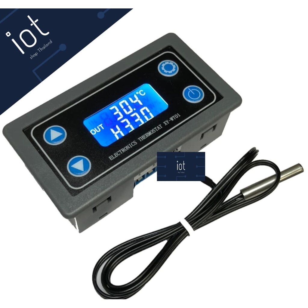Temperature Controller DC 6V-30V 10A LCD Display Sensor XY-WT01 ...