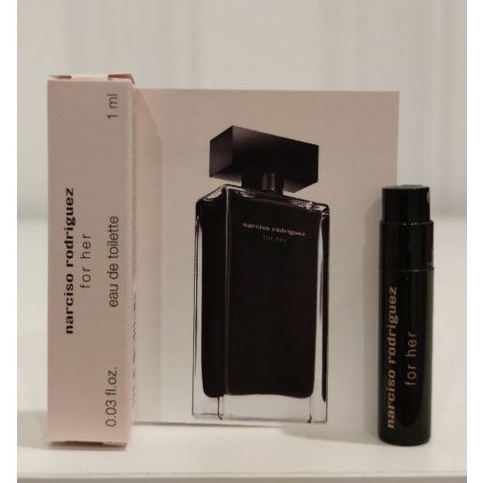 Vial 💥 Narciso Rodriguez 💢 for her EDT 1ml น้ำหอมชนิดพกพา ไวออลแท้💯 ...