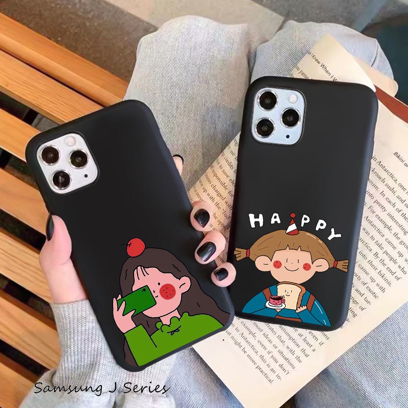 เคสโทรศัพท์มือถือแบบนิ่มเนื้อด้านสําหรับ Samsung J2 Pro 2018 J4 J6 J8