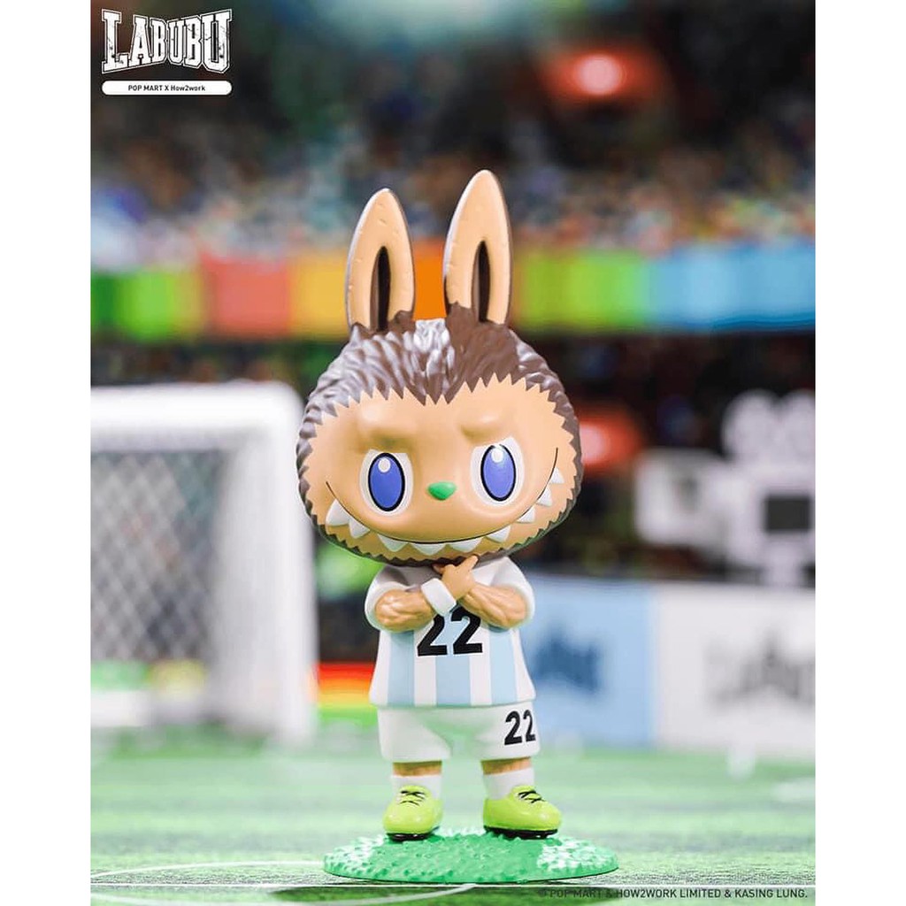 [ตัวแยก พร้อมส่ง] Labubu - Argentina football team - POPMART How2work ...