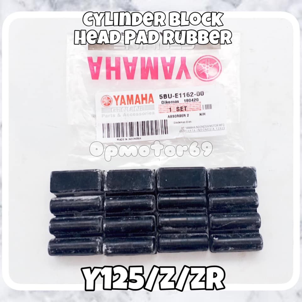 Yamaha Y125 Y125Z Y125ZR 125Z 125ZR CYLINDER BLOCK HEAD PAD ยาง GETAH ...