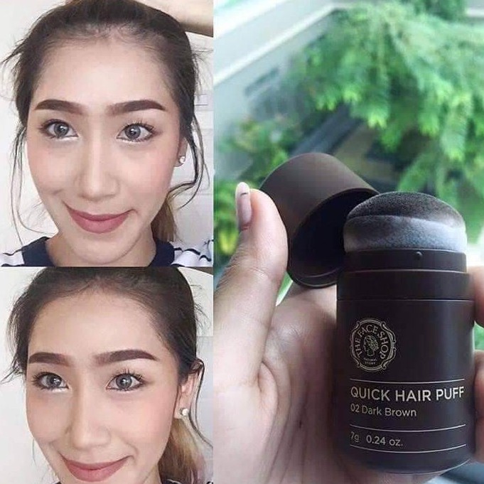 The Face Shop Quick Hair Puff ปิดหัวเหม่ง หัวล้าน ให้ผมดูดกหนา เสมือน ...