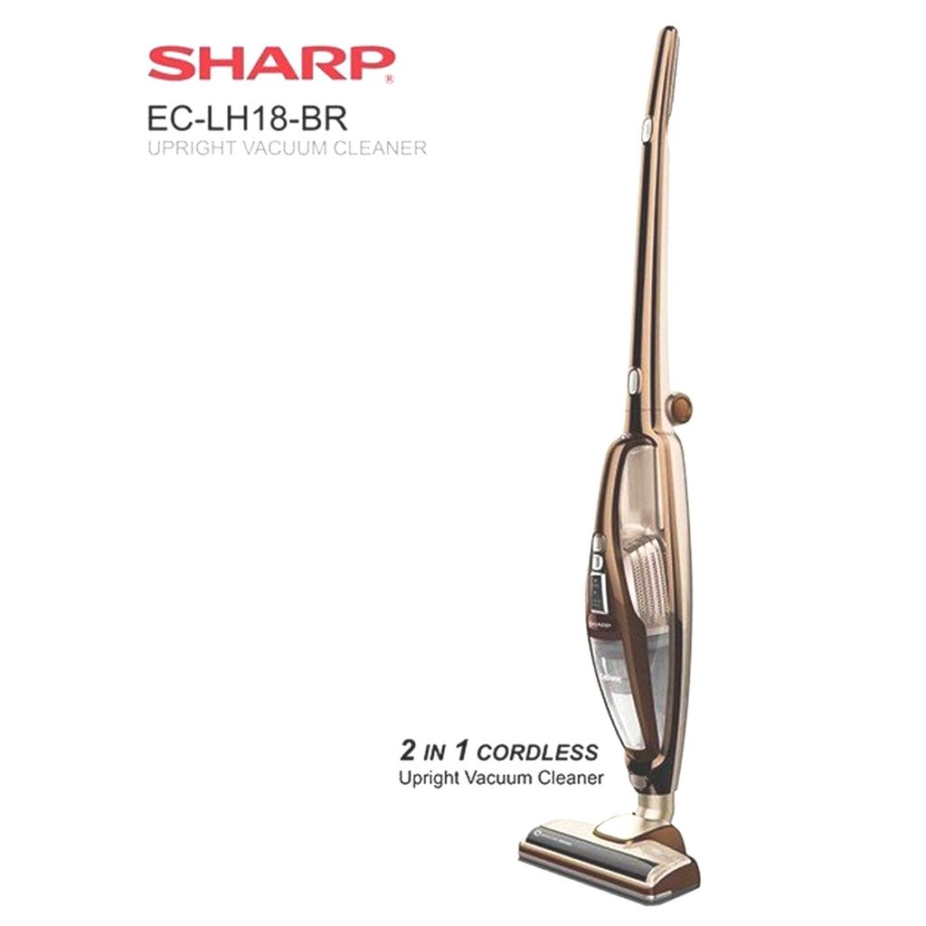 NO.312 Sharp เครื่องดูดฝุ่นด้ามจับไร้สาย18V แบบ 2in1รุ่น EC-LH18-BR รับ ...