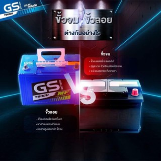 แบตเตอรี่รถยนต์ GS LN2-MF Din65 แบตเตอรี่รถยุโรป แบตเตอรี่ขั้วจม แบตเตอรี่12V แบตรถMG GS battery ...