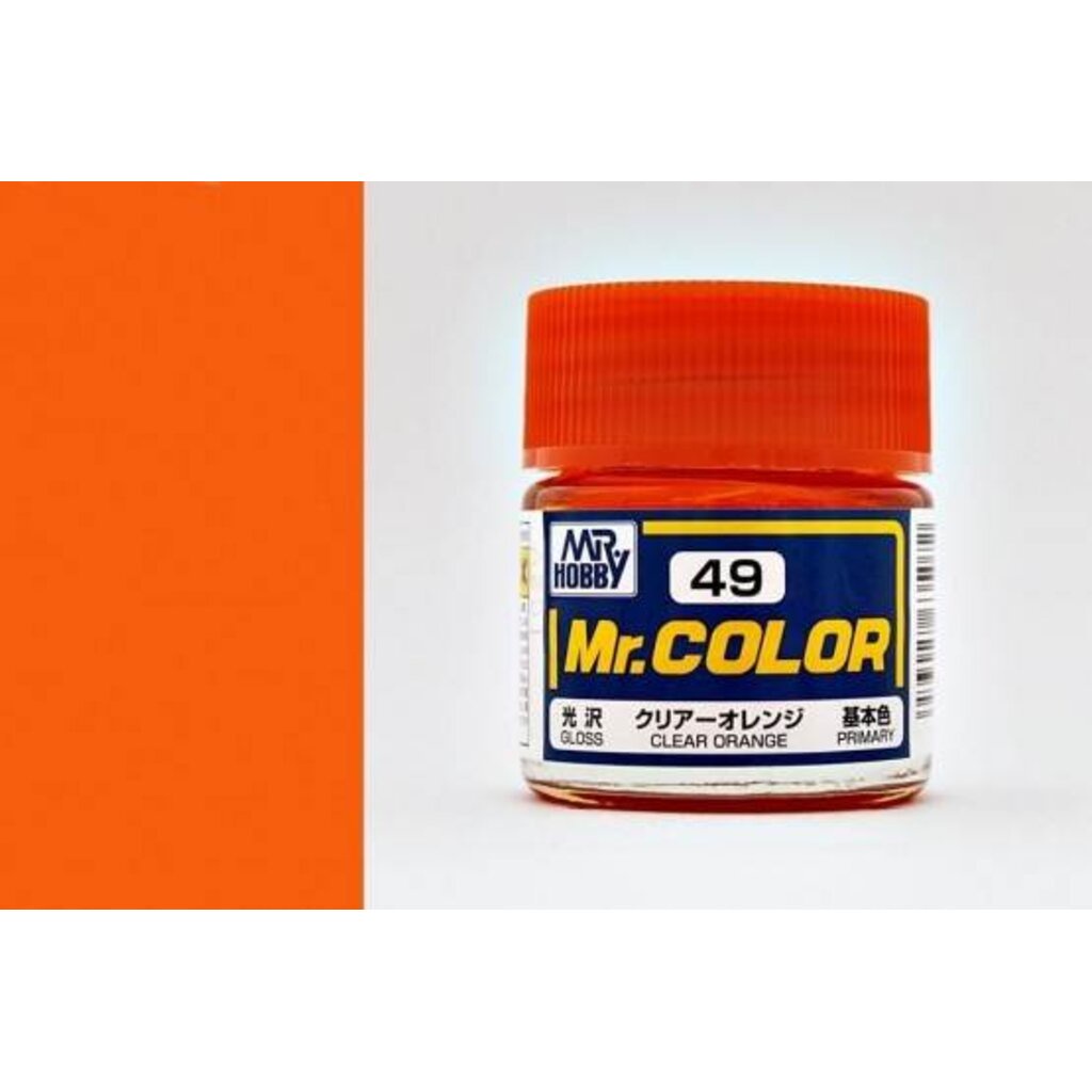 สีสูตรทินเนอร์ Mr.Color C49 CLEAR ORANGE | Shopee Thailand