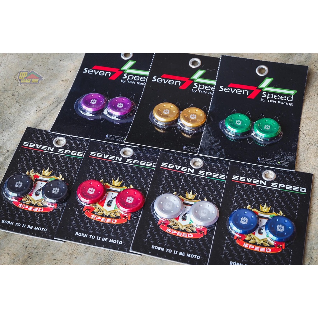 ฝาปิดรูกระจกเดิม SEVEN SPEED สำหรับ XMAX ตัวนี้เป็นแบบจุด มี 7 สี ชุดละ ...