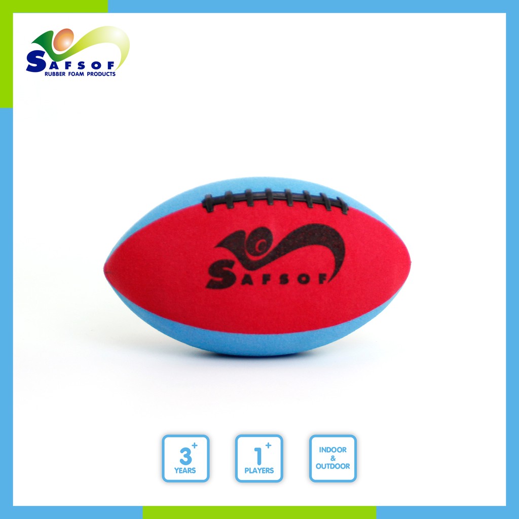 Safsof Rugby Ball ของเล่นยางฟองน้ำ ของเล่น ลูกรักบี้ วัสดุยาง รุ่น SP ...