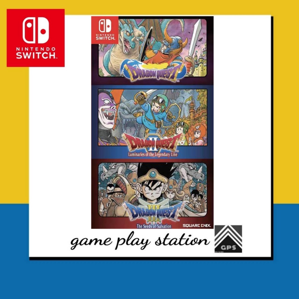 nintendo switch dragon quest 1 2 3 collection ( english zone 3 ...