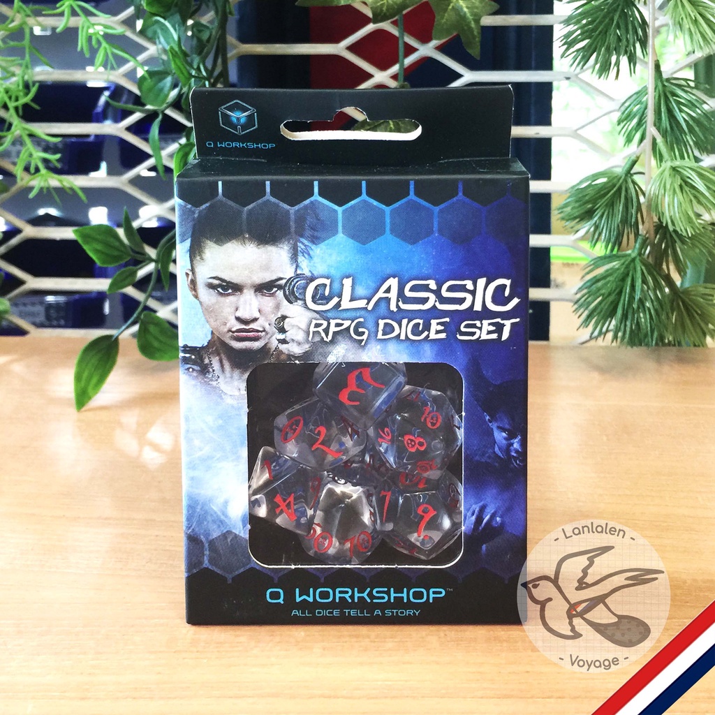 ลูกเต๋า Q Workshop Classic / Classic Runic 7 RPG Dice Set ลูกเต๋าพรีเมี่ยม [Accessories for ...