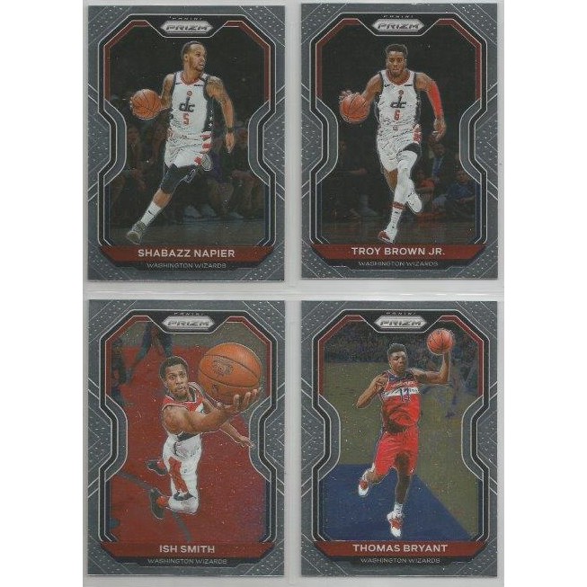 2020 PANINI PRIZM NBA BASKETBALL [NAPIER+TROY BROWN JR+THOMAS BRYANT ...