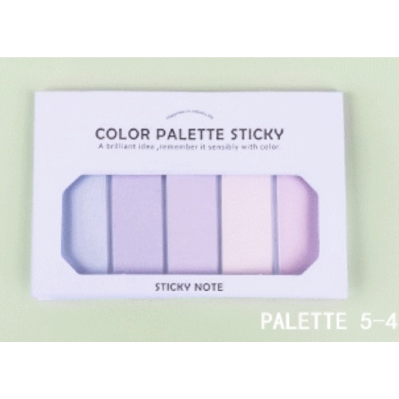 พาเลทโน๊ตแบบกาว Color Pallate Sticky Note มี 8โทนสี โพสอิท, เครื่อง ...