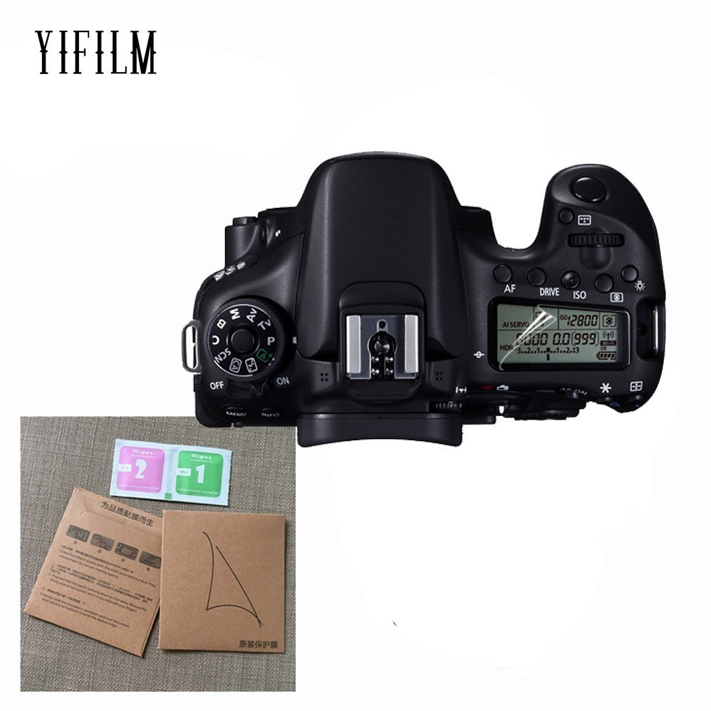 2pcs แผง LCD ป้องกันหน้าจอสําหรับ Canon EOS R 77D 9000D 70D 5DS 6D Mark II 7D Mark II | Shopee ...