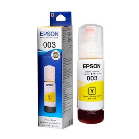 หมึกเติม อิงต์เจ็ท Epson รุ่น T003 Yellow (Original ) มีกล่อง | Shopee ...