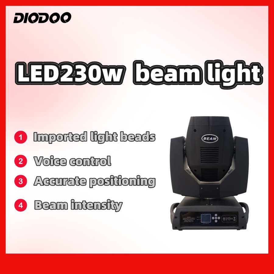 Beam 230W 7R Moving Head Light Key Model For Disco Party Stage Control ...