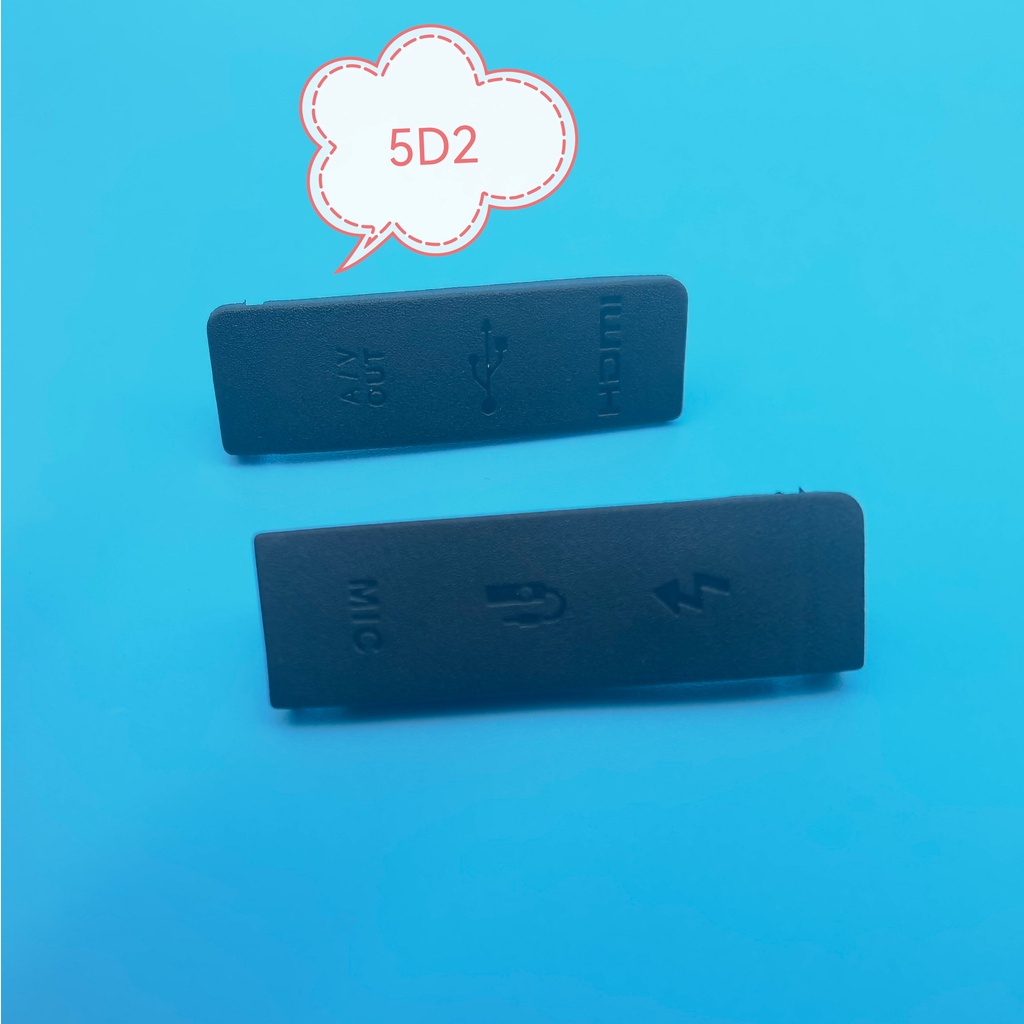ใหม่ ฝาครอบไมโครโฟน ยาง USB 6D 5D 5D2 5D3 40D 50D HDMI สําหรับ Canon 6D 5D 5D2 5D3 40D 50D ...