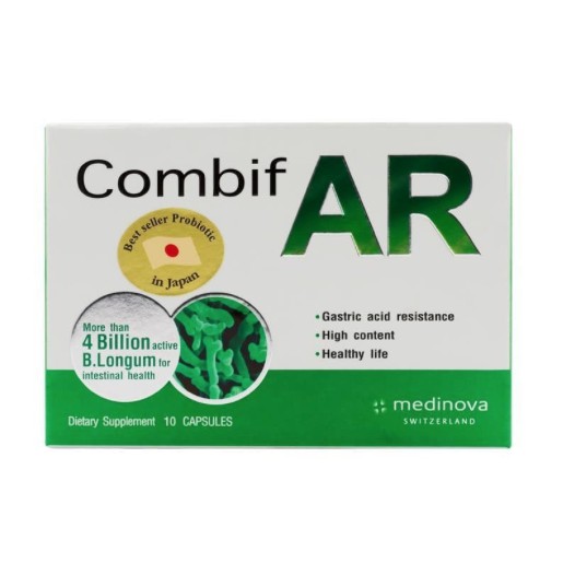 Combif AR คอมบิฟ เออาร์ ผลิตภัณฑ์เสริมอาหาร ขนาด 10 Capsules จุลินทรีย์ ...