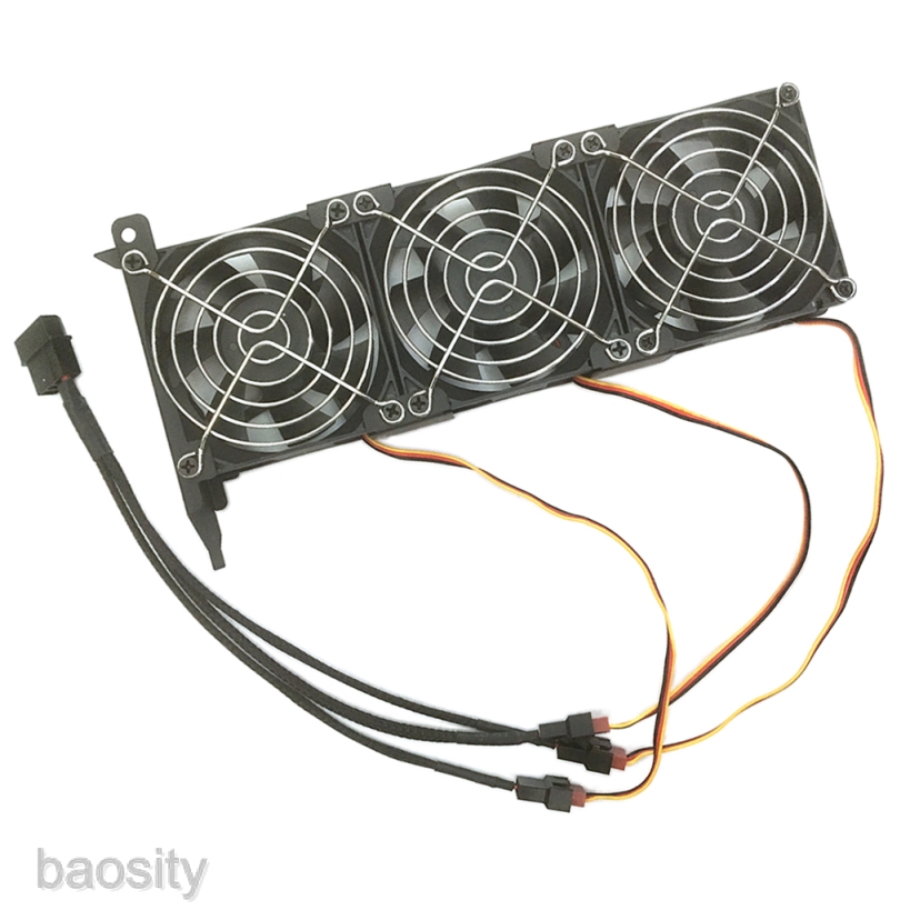 [BAOSITY] PCIe 3-Fan GPU Cooler Computer Chassis Video Graphics Card ...