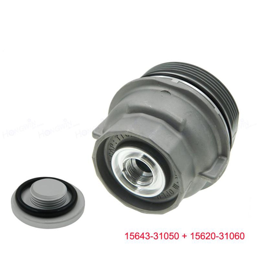 ฝาปิดไส้กรองน้ํามัน และฝาปิดท่อระบายน้ํา #15620-31060 สําหรับ Toyota ...