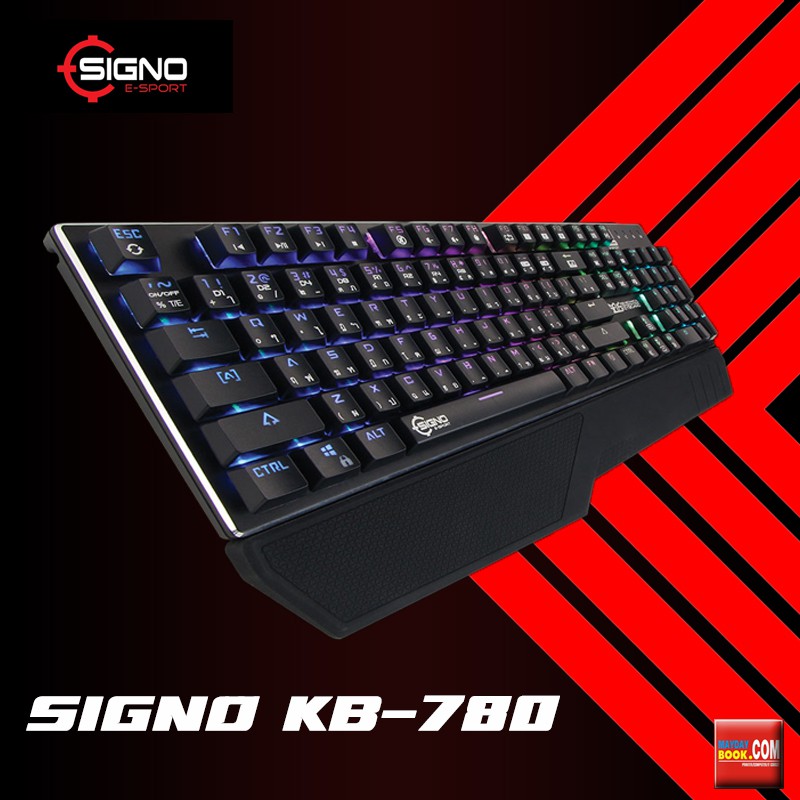 คีย์บอร์ด Signo รุ่น Theseus KB-780Sคีย์บอร์ดเกมมิ่ง Keyboard Gaming ...