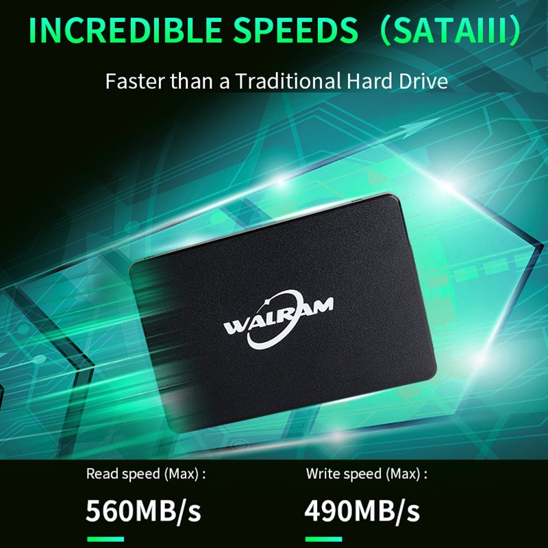 Walram 2.5'' SATA III HDD SSD 120GB 128GB 240GB 256GB 500GB 512GB 1TB ...