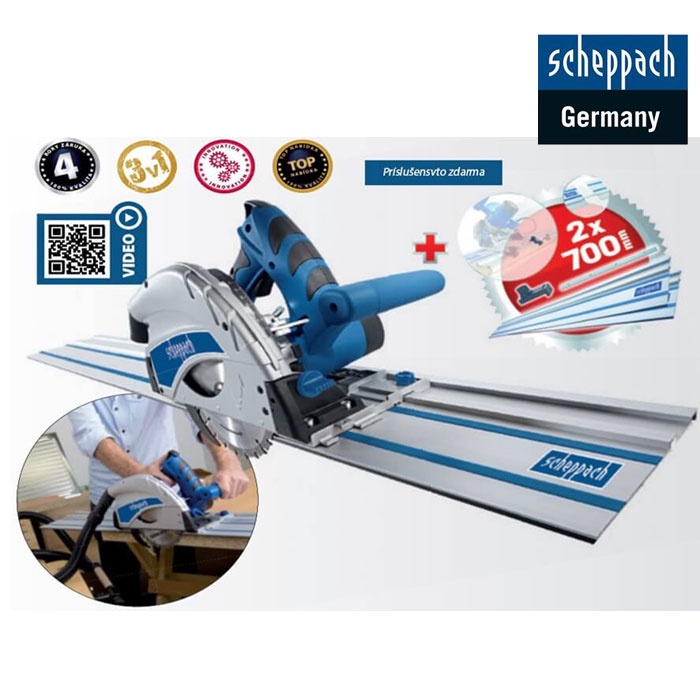 SCHEPPACH เลื่อยวงเดือนเอนกประสงค์ รุ่น PL-55 Plunge Saw | Shopee Thailand
