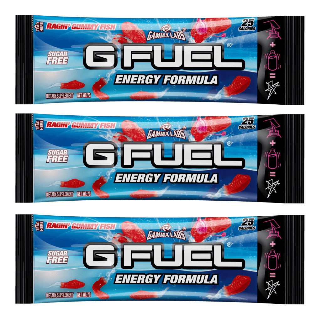 เครื่องดื่ม G Fuel รสชาติ RAGIN' GUMMY FISH (1 ซอง) | Shopee Thailand