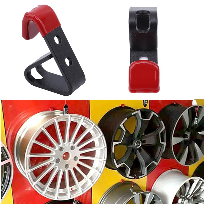 Red and Black Car Hub Hook Wheel Display Rack Car Supplies | Shopee ...