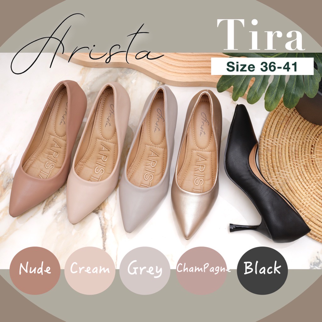 Arista ( 🇹🇭 Ready to ship) รองเท้าผู้หญิง ส้นสูง คัทชูหัวแหลม รุ่น Tira ...