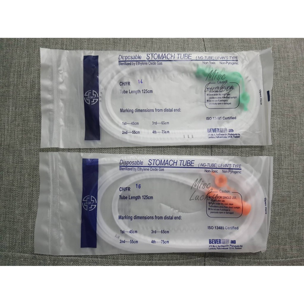 สายอาหาร Feeding Tube / NG Tube PVC (10เส้น) | Shopee Thailand