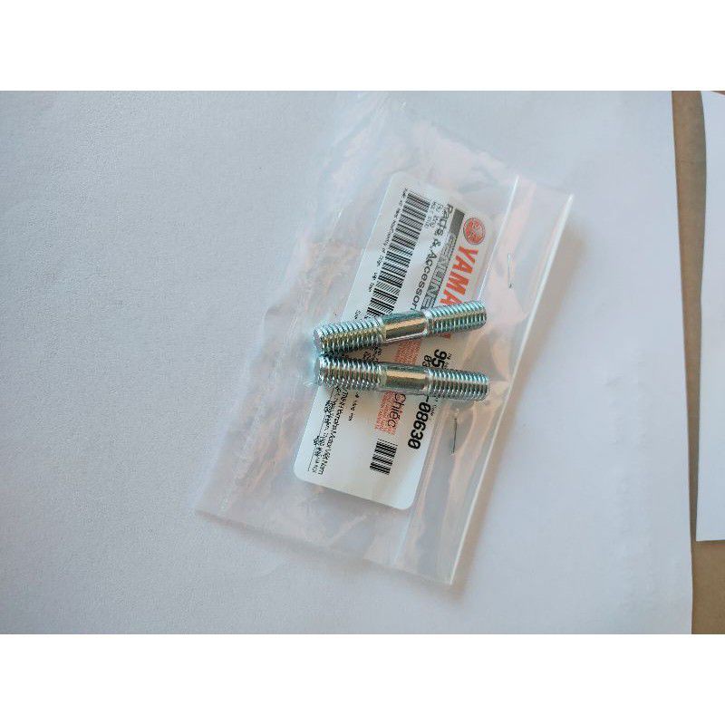 95612-08630×2 น็อตเสายึดท่อไอเสียเเท้ Yamaha (ขนาด8*30มม.)M-slaz/yzf ...