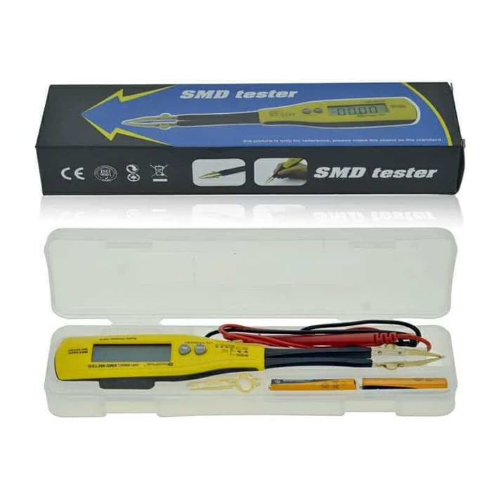 Smd Multi Tester Resistor Capacitance Multimeter Hold Peak HP-990B ...