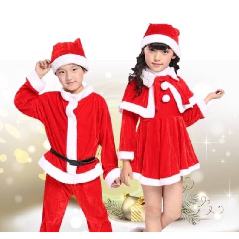 ชุดซานตา ซานตี้ สำหรับเด็กๆ Santa and Santi Merry Christmas Baby ...