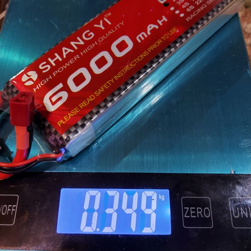 แบต ลิโพ Shang Yi / King Power 6000mah 7.4V(2S) 11.1V(3S) 14.8V(4S) 22 ...