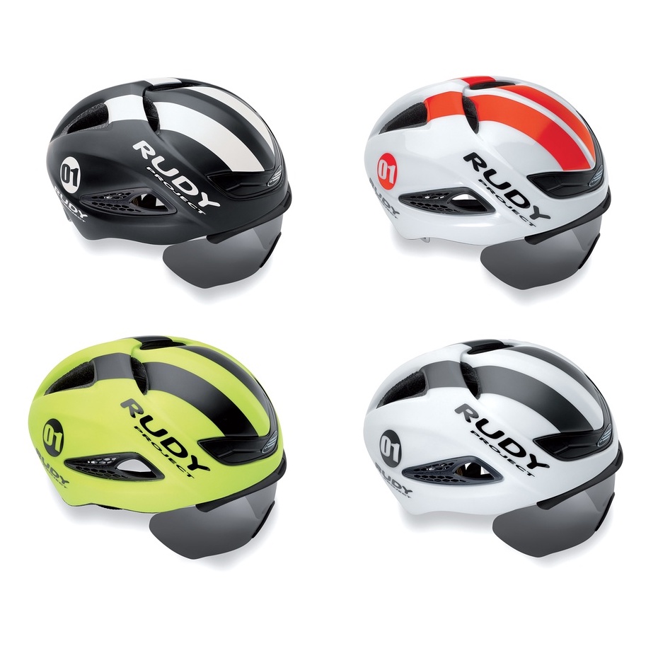Rudy Project รุ่น Boost 01 With Flip Up Smoke หมวกปั่นจักรยานไตรกีฬา ...
