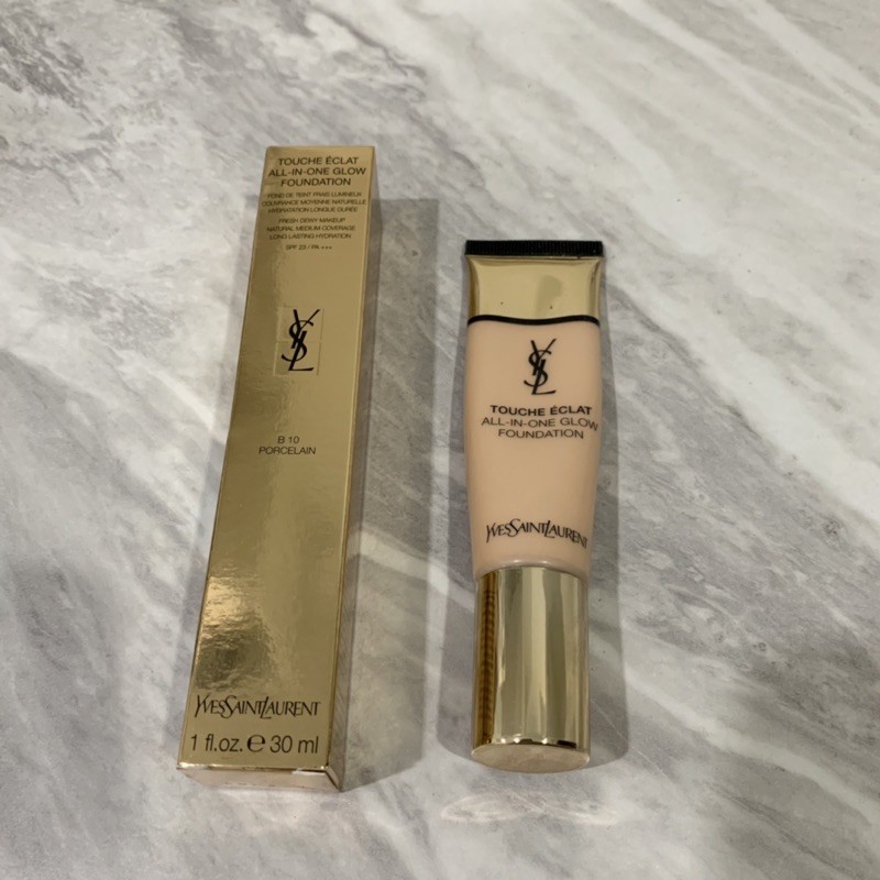 ส่งต่อ รองพื้นแบรนด์ Yves Saint Laurent all in one glow B10 YSL | Shopee Thailand