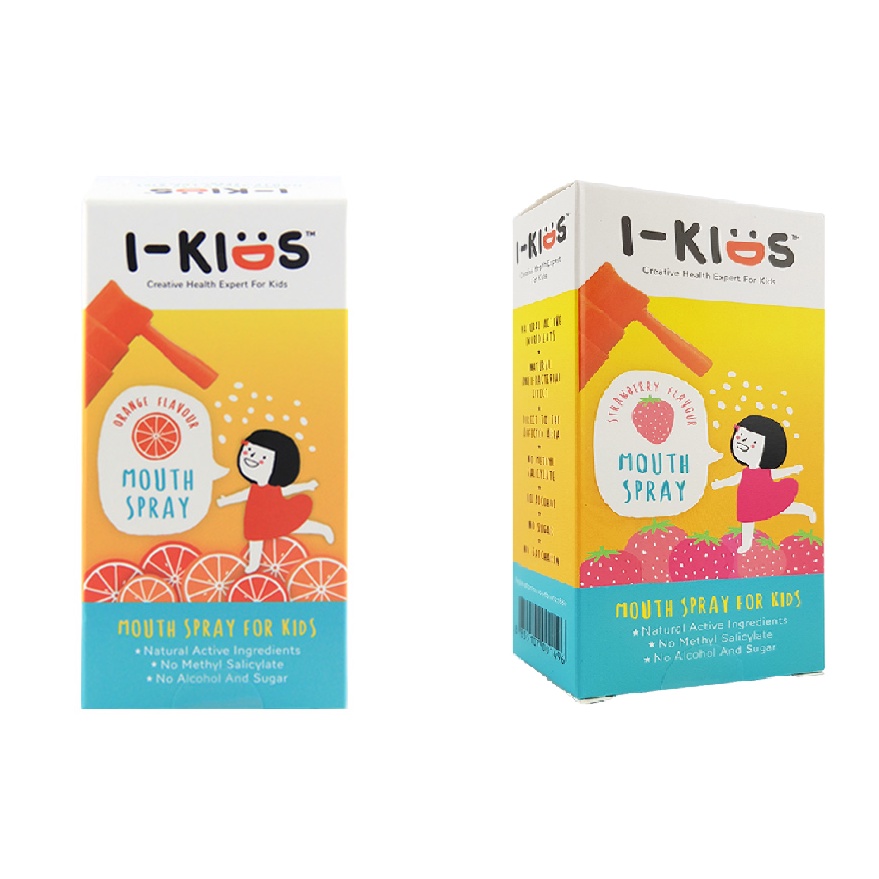 I-Kids Mouth Spray สเปรย์พ่นคอเด็ก แก้ไอ สดชื่น ชุ่มคอ i - kids มีให้ ...