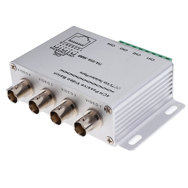 Unix Balun HD 4 CH for CCTV บาลัน 4 ช่อง สำหรับ กล้องวงจรปิด ระยะ 300 ...